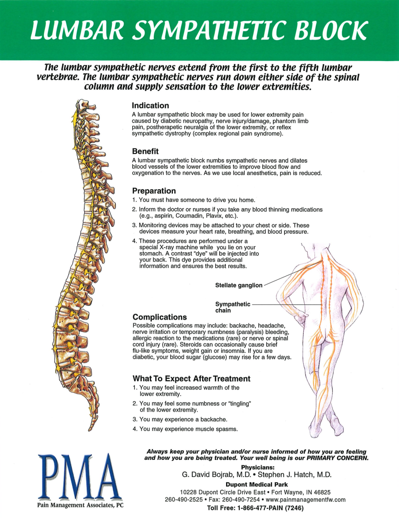 Lumbar Sympathetic Block – Pain Management Associates, PC